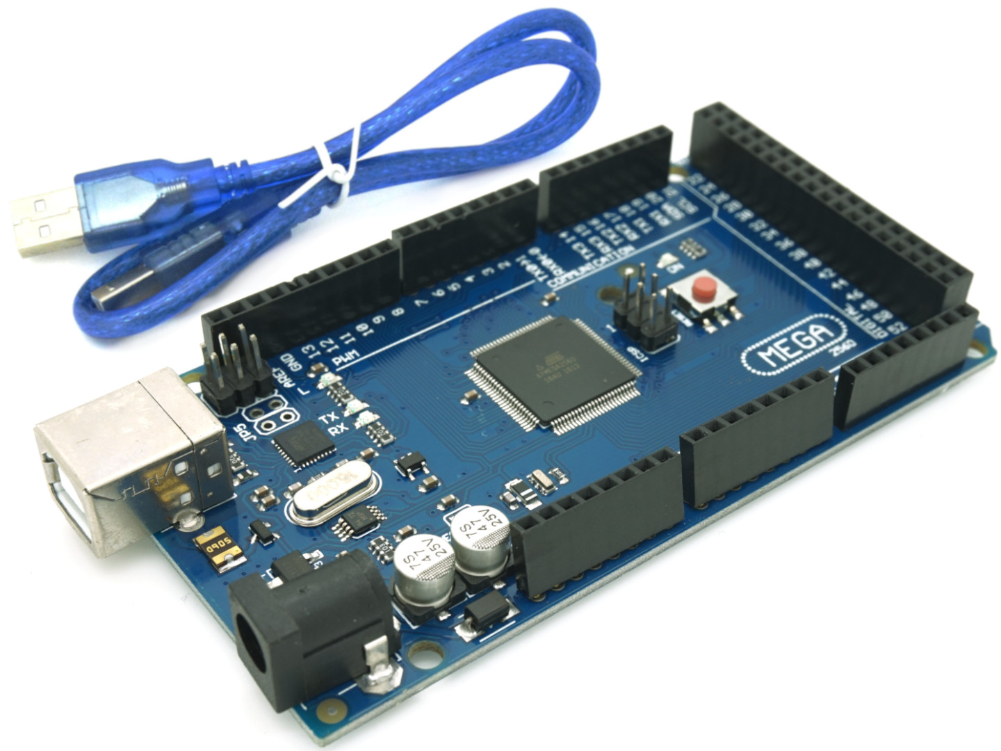 Arduino Mega 2560 Compatible Board with ATmega16U2 and USB Cable – 99Tech