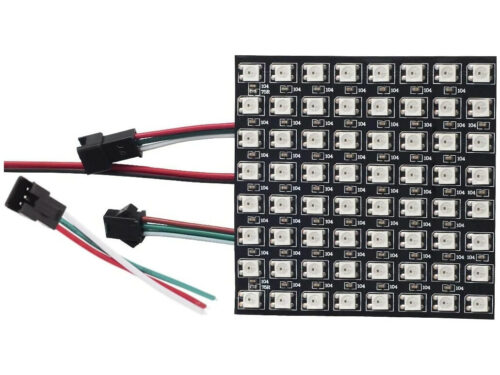 Led Rgb WS2812 LED 5050 RGB 8x8 LED Matrix For Arduino Brand WS2812B 8* ...